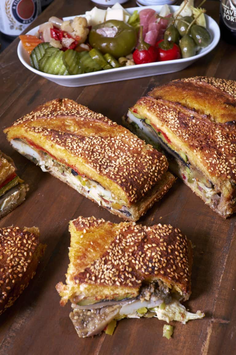 Pressed Roast Vegetable Sandwich – Eat Up! Kitchen