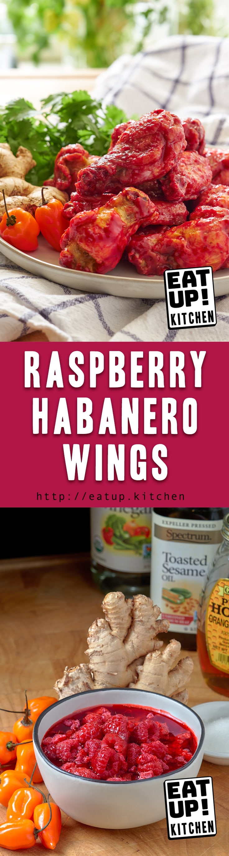 Raspberry Habanero Wings – Eat Up! Kitchen