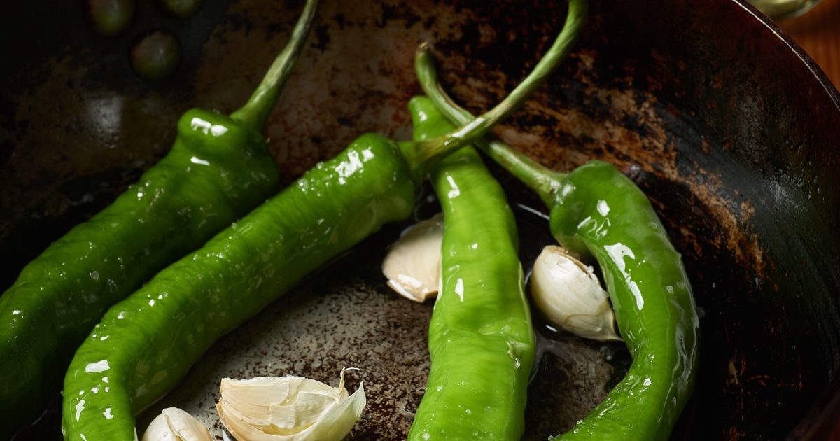 Roasted Long Hots in Garlic Oil – Eat Up! Kitchen