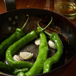 Roasted Long Hots in Garlic Oil | Eat Up! Kitchen