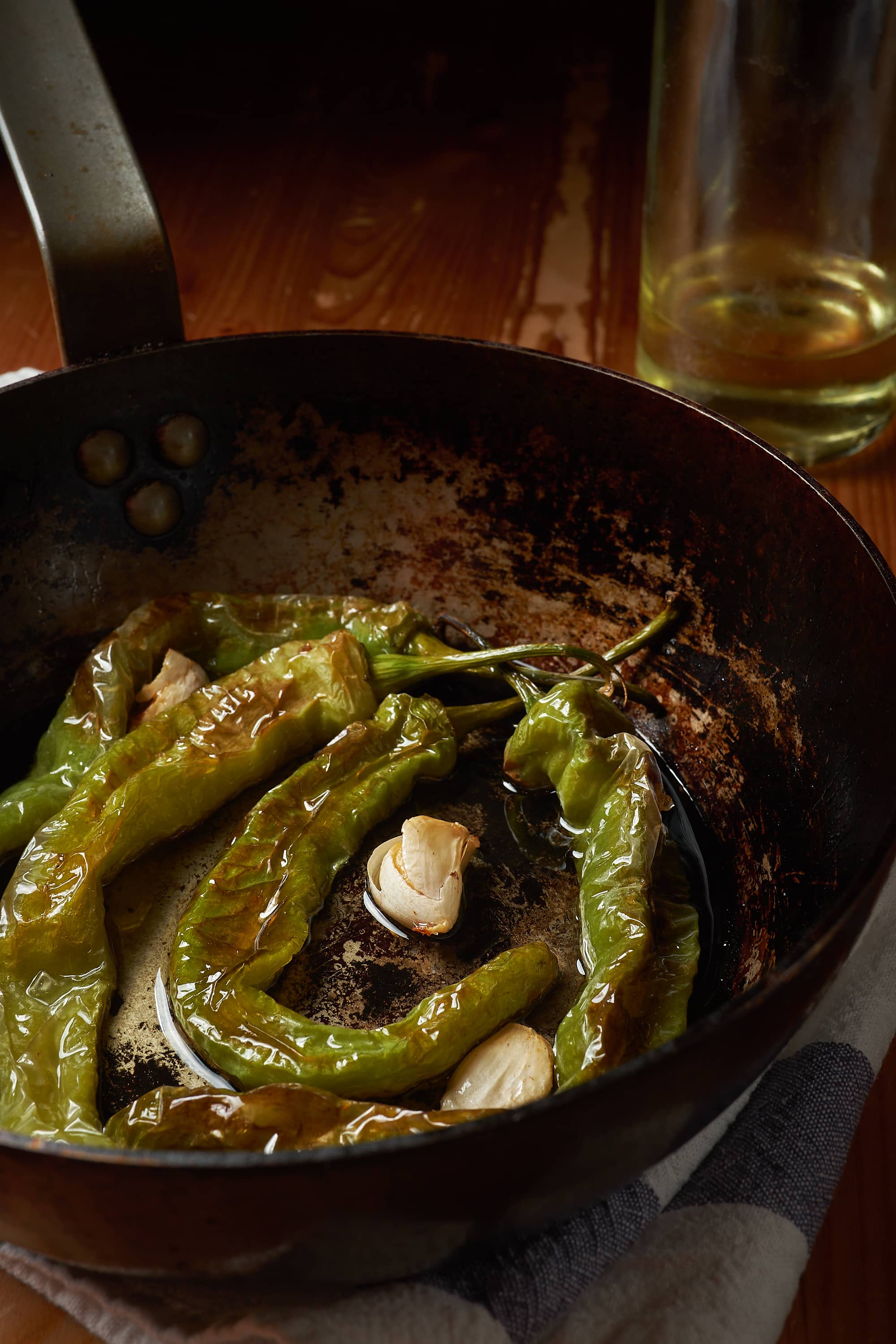 Roasted Long Hots in Garlic Oil – Eat Up! Kitchen