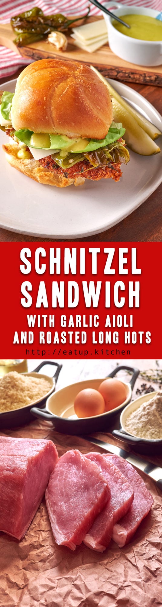 Pork Schnitzel Sandwich – Eat Up! Kitchen
