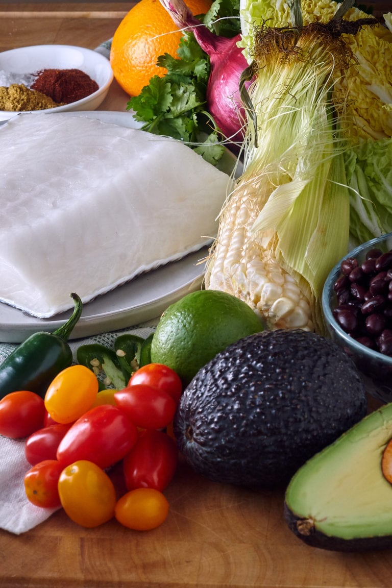 Sea Bass Taco Bowl – Eat Up! Kitchen