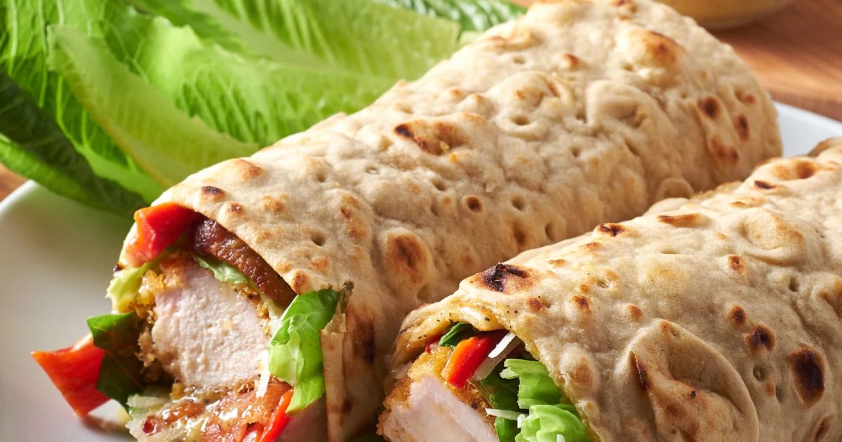Chicken Tender Caesar Wrap – Eat Up! Kitchen